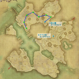 【FF14 紅蓮エリア Bモブ】出現位置MAP | Eomania（エオマニア）