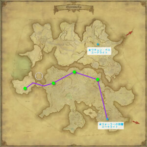 FF14 黄金エリア Bモブ出現位置MAP | Eomania（エオマニア）