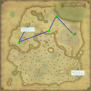 FF14 黄金エリア Bモブ出現位置MAP | Eomania（エオマニア）